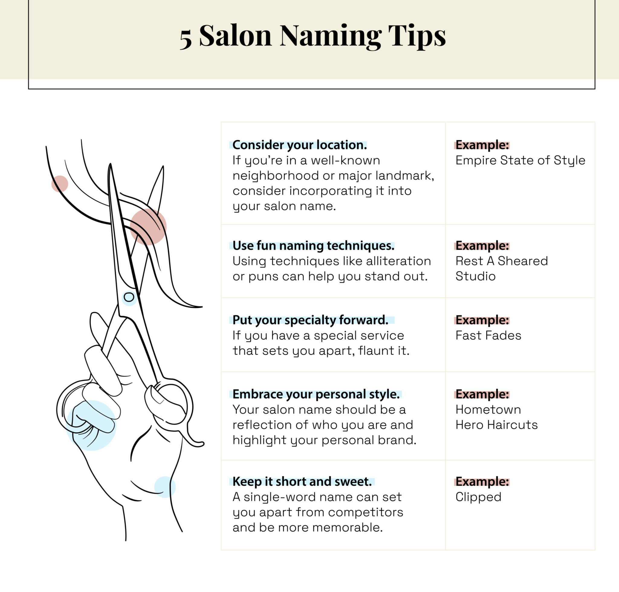 165+ Unique Salon Names for Your New Business